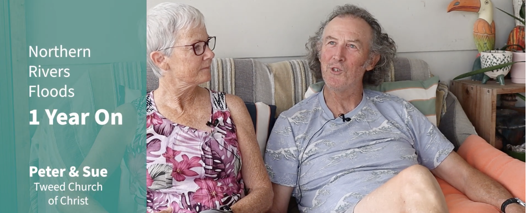 One Year On - Northern Rivers Floods: Pete and Sue - Churches of Christ ...